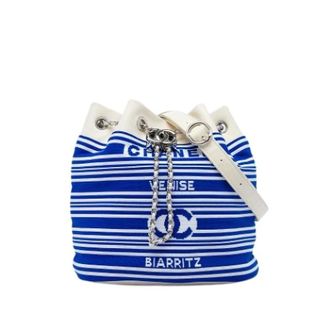 Chanel Sac seau vintage Pre-owned - Femme - Pre-owned - Bleu - Taille: ONE Size