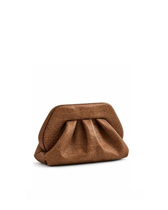 Themoir&egrave; Bios Medium Synthetic Clutch - Brown