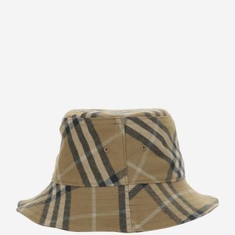 Burberry Womens Hat Cotton Check Multicolour
