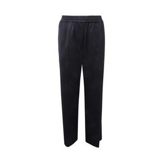 Max Mara Petra Wollmischung Hose - - Trousers - Damen - Blau - M