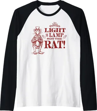 Disney The Muppet Christmas Carol Light the Lamp Not the Rat Raglan