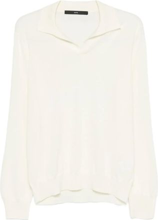 SAPIO pull à col polo - Tons neutres