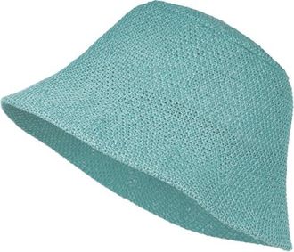 styleBREAKER Chapeau de Soleil pour Femmes en Papier Straw Pliable, Chapeau de pêcheur léger, Bucket Hat avec Bande Anti-Transpiration, Protection Solaire pour été