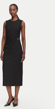 HUGO BOSS Coctailkleid Klinda 50564202 Schwarz Regular Fit