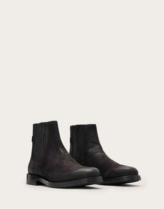 AllSaints Bloom - Bottines Chelsea - Noir d&eacute;lav&eacute;