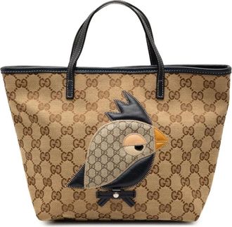 Gucci 2000-2015 GG Canvas Zoo handbag - Braun