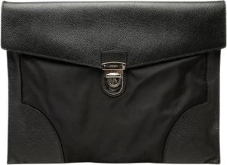 Prada Pre-owned Sacoche en Nylon - Femme - Pre-owned - Noir - Taille: ONE Size