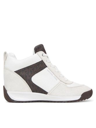 Michael Kors Sneakers Nikko S2 Wedge Trainer 43F6NKFS4S Wei&szlig;