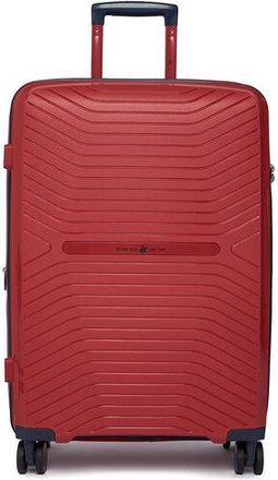 Beverly Hills Polo Club Mittlerer Koffer CEO-BHPC-WAL-006-M Rot