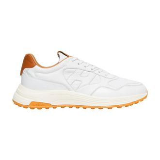 Hogan Homme, Chaussures, Blanc, Taille: 42 EU Baskets Urbaines en Cuir Blanc