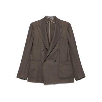 Tagliatore Wool Double-breasted Blazer
