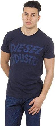 Diesel T-Aethalas T-Shirt pour Homme - Bleu - XXL