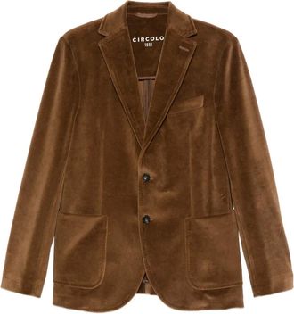 Circolo 1901 blazer à simple boutonnage - Marron