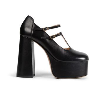 Chlo&eacute; Loti Leder Mary Jane Pumps - - Shoes - Damen - Schwarzk - 40 EU