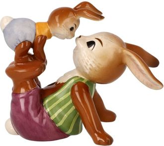 GOEBEL Hasenfamilie Frechdachs - Figur Osterhasen