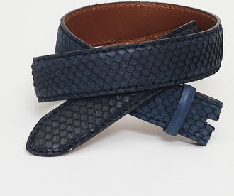 Reptiles House Toledo - Ledergürtel - Mitternachtsblau