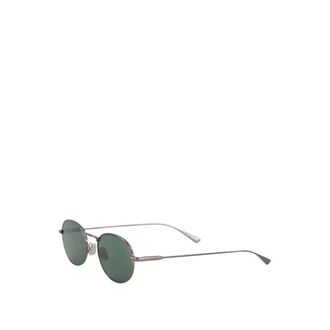 Saint Laurent Schwarze runde Metallsonnenbrille - - Accessories - Herren - Schwarzk - ONE SIZE
