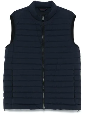 Peuterey gilet &agrave; patch logo - Bleu