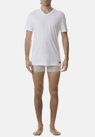 adidas Performance Poloshirt T-Shirt Basic V-Neck 3P (Packung, 3-tlg., 3er-Pack)