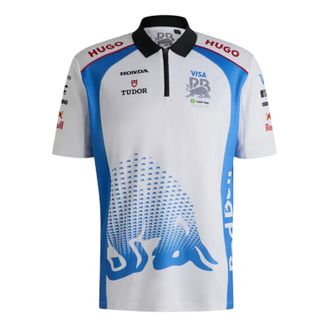 HUGO BOSS Hugo - Vcarb Poloshirt f&uuml;r Herren, Polyester (Wei&szlig;)