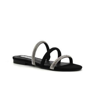 Steve Madden Flache Sandalen - - Shoes - Damen - Schwarzk - 38 1/2 EU