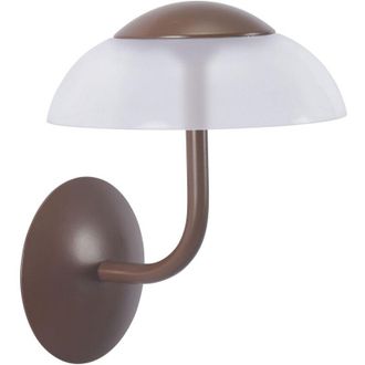 Forlight Eclipta ii aplique marr&oacute;n con luz led blanco c&aacute;lido 3000K