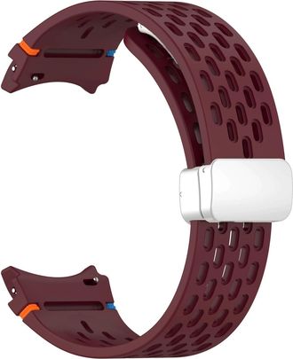 Generic 20mm Riemen für Uhr 4 5 Pro 6 7 7lte 44mm 40mm Uhr 4/6 Klassisches Silikonband ohne Lücken Armbandkorrea