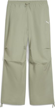 Puma Damen Wardrobe Essentials Gewebte Parachute-Hose XL, Lux Army Green
