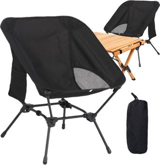 Generico Campingstuhl, klappbar, Wandersitz, Outdoor-Stuhl, Strandstuhl f&uuml;r Camping, Wandern, Reisen, Park, Picknick, Garten, Party, Grill, Sportveranstaltunge