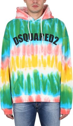 Dsquared2 Homme, Sweatshirts et sweats &agrave; capuche, Multicolore, Taille: S Herca Fit Sweat &agrave; capuche