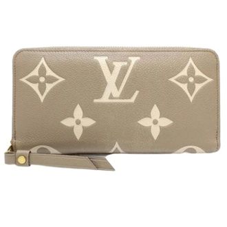 Louis Vuitton Portefeuille Long (bi-pli) Pre-owned - Femme - Pre-owned - Beige - Taille: ONE Size