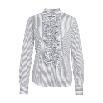 Himon's Femme, Blouses et Chemises, Blanc, Taille: 42 FR V&ecirc;tements pour femmes Aw25