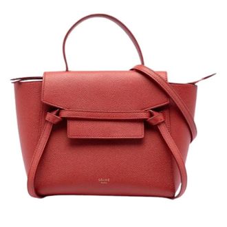 Celine Sac Nano Belt Pre-owned - Femme - Pre-owned - Rouge - Taille: ONE Size