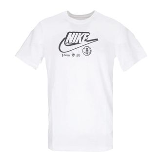 Nike Homme, Tops, Blanc, Taille: L T-shirt avec logo Brooklyn Nets Blanc