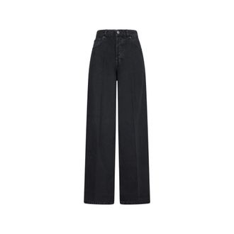 Haikure Bethany Short Length Twill 45 - - Jeans - Damen - Schwarzk - W28