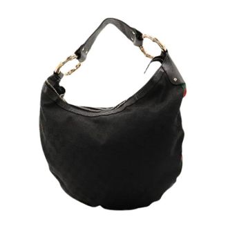 Gucci Pre-owned Le Hobo Bambou - Femme - Pre-owned - Noir - Taille: ONE Size