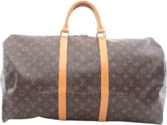 Louis Vuitton unisex, Pre-owned, Brun, Taille: ONE Size Pre-owned Keepall 55 Monogram Boston Bag