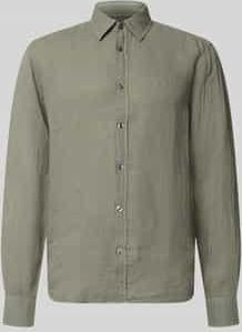 Boss Orange by Hugo Boss Regular Fit Freizeithemd aus reinem Leinen Modell RELEGANT