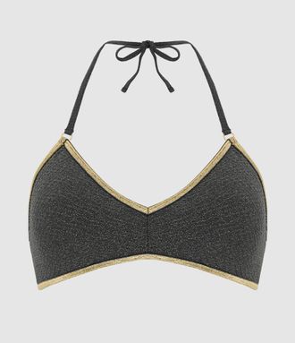 La Nouvelle Haut de Maillot Joy Sparkling Black, Capsule One Love