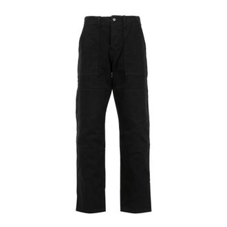 Marcelo Burlon Gerade Baumwollhose - - Trousers - Herren - Schwarzk - M