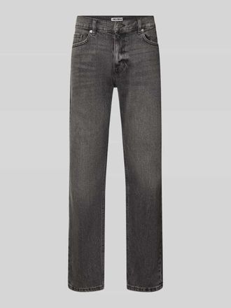 Review Straight Fit Jeans aus elastischem Baumwoll-Mix