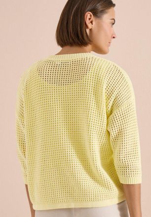 Cecil Strickpullover im Crochet-Look/moderner Sommerstrick