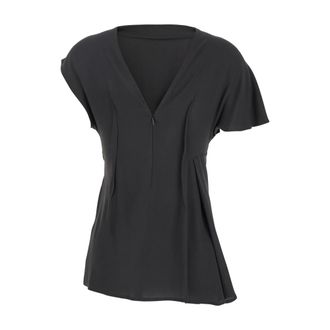 Semicouture Damen, Blusen & Hemden, Schwarzk, SGröße