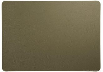 ASA Selection ASA Leder Tischset, rougholive 46x33cm, Lederoptik