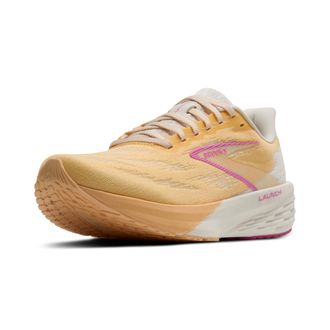 Brooks Damen Launch 11 Sneaker, Sherbert/Coconut/Pink, 41 EU