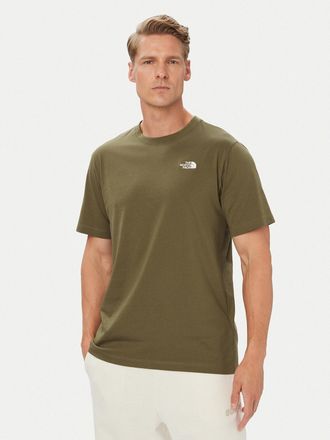 The North Face T-Shirt Evolution Simple Dome NF0A8CZ2 Khakifarben Regular Fit