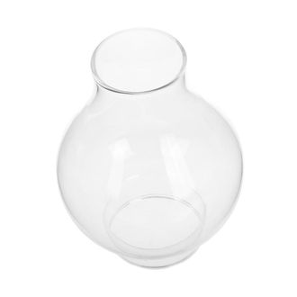 Angoily Windgesch&uuml;tzter Runder Glasschirm Ersatz Lampenschirm f&uuml;r Vintage &Ouml;llampen und Petroleumleuchten Robustes Glas Sanfte Warme Beleuchtung Nostalgisches 