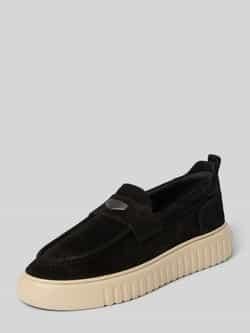 Antony Morato Loafers aus Leder mit Label-Applikation Modell PARROT