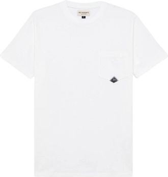 Roy Rogers Homme, Tops, Blanc, Taille: 2XL T-shirt &agrave; col rond