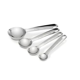 All-Clad 59918 Messlöffel-Set, Edelstahl, 4-teilig, silberfarben